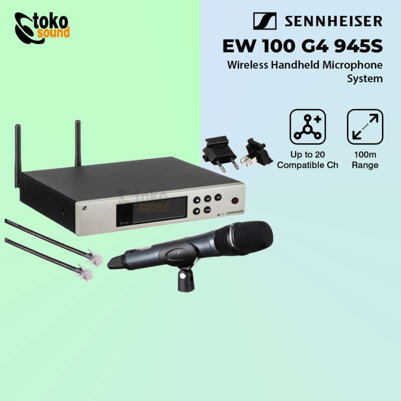 Jual Sennheiser Ew 100 G4 945s - Wireless Handheld Microphone Original Di Seller Tokosound ...