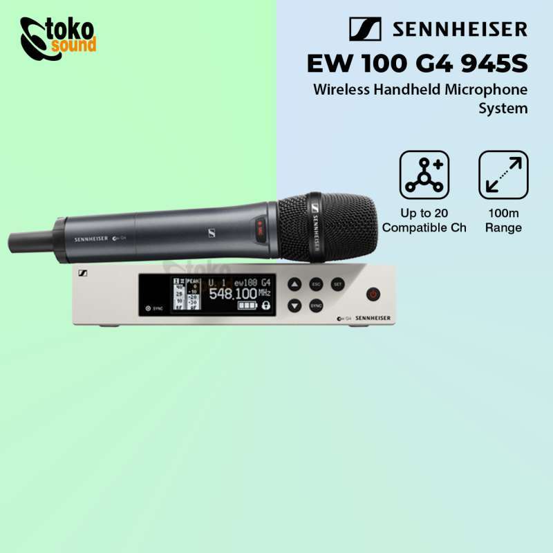 Jual Sennheiser Ew 100 G4 945s - Wireless Handheld Microphone Original ...