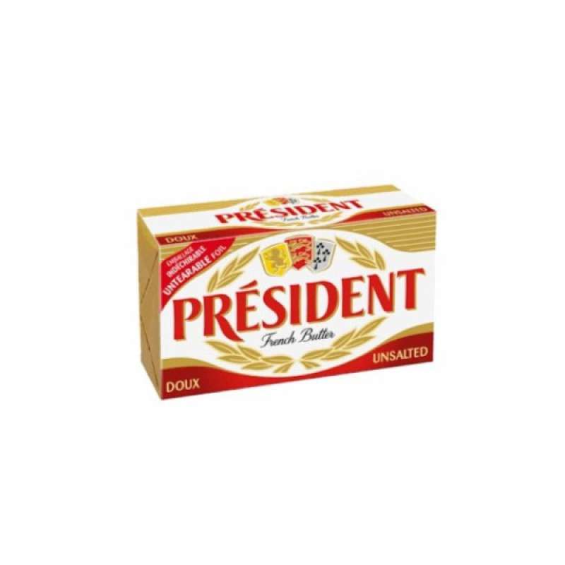 Jual President Butter Unsalted 200gr Di Seller Hypermart Cikarang ...