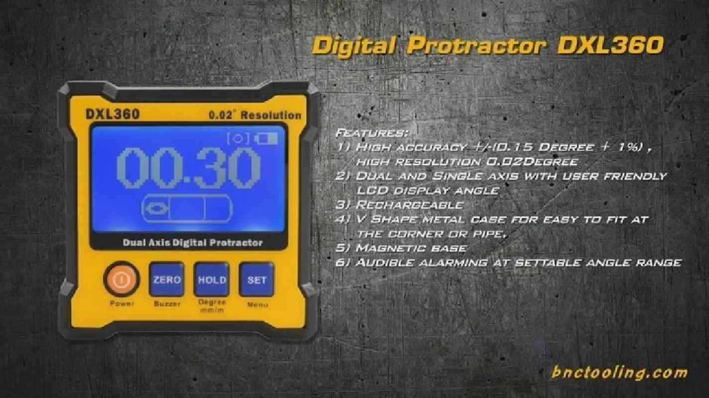 Jual Inclinometer Dxl-360 Protractor Digital Angle Level Axis Sudut ...