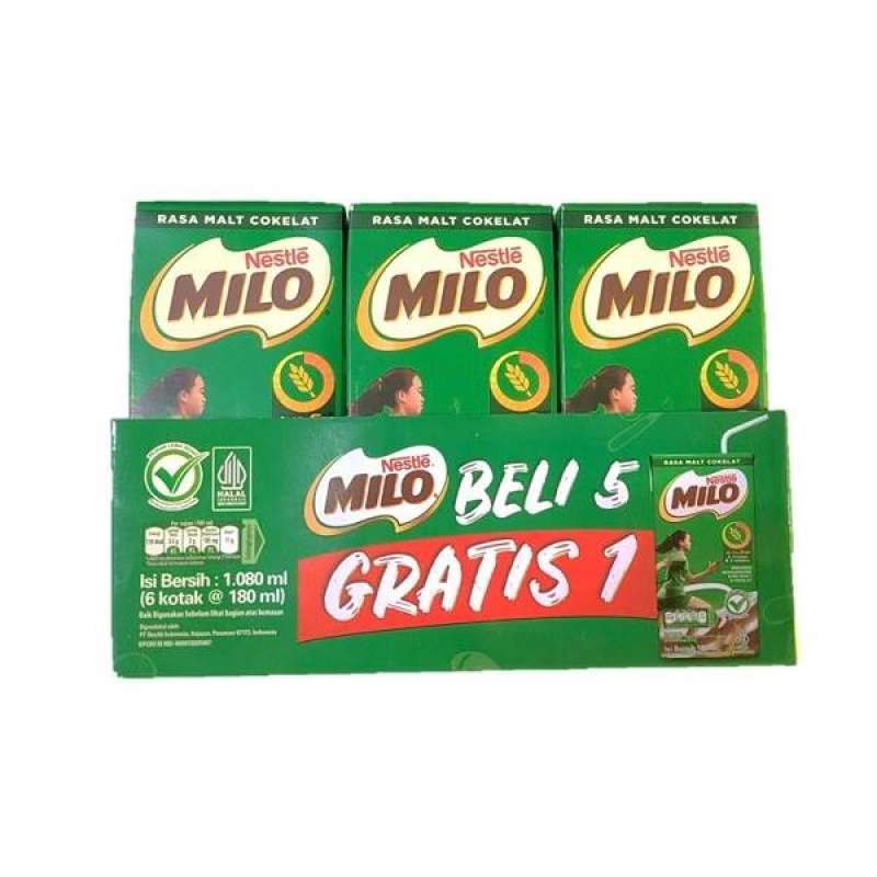 Jual Milo Activ-go Uht Tp 180 Ml Buy 5 Get 1 Di Seller Hypermart Jambi ...