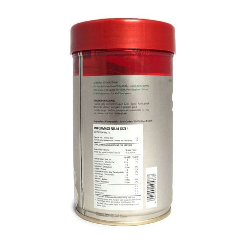 Jual Kapal Api Luwak Blend Coffee 200g - Kapalapi Kopi Luwak Kemasan ...