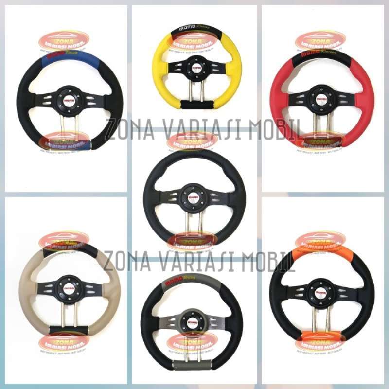 Promo Steer Setir Stir Racing Mobil New Isotta 14 Inch Kuning Momo ...