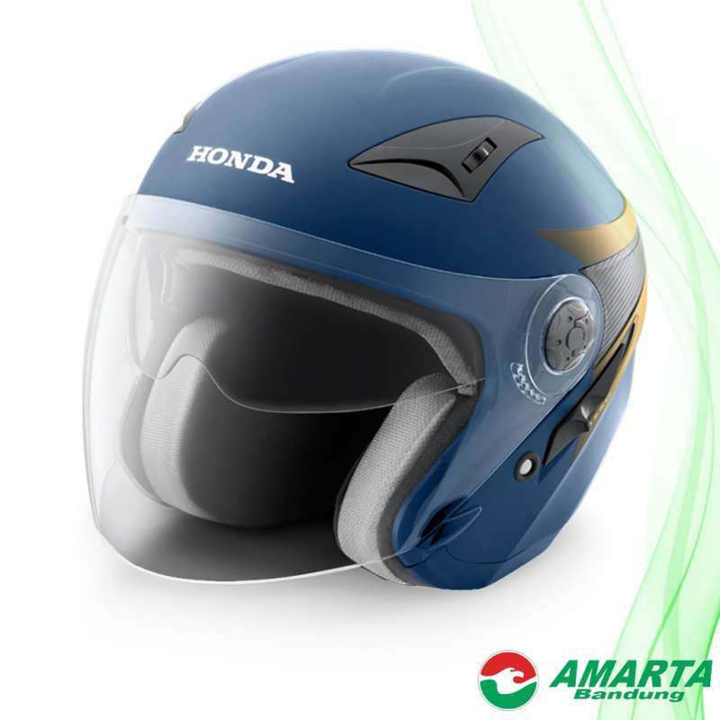 Jual Honda Ori Born To Ride Btr Sni Half Face Helmet Helm Beat Street ...