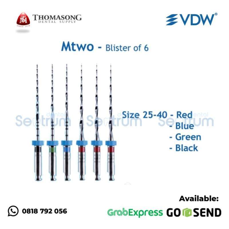 Promo Vdw Mtwo Ni-ti Files Iso Size 25-40 Endo Files Jarum Endo Diskon 23% Di Seller Devide ...