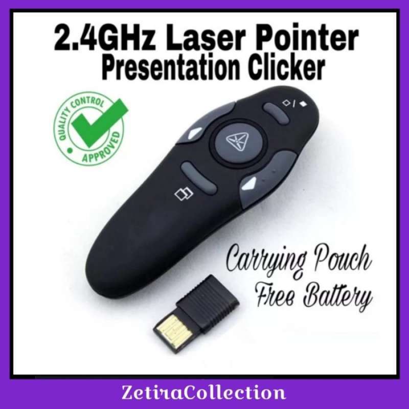 Promo Laser Pointer 2.4ghz Wireless Presenter Cursor Control Diskon 23% Di Seller Utepe Store ...