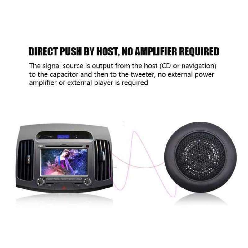 Jual Agile Speaker Mini Dome Tweeter Loudspeaker Mobil Hifi 800w 2 Pcs ...