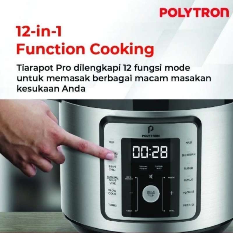 Promo Polytron Tiara Pot Pro Smart Prc 501 Muli Cooker Prc501 Rice ...