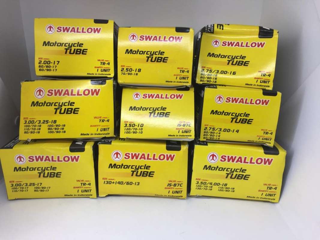 Jual Ban Dalam Motor Swallow Ukuran Velg Ring 8 , 10 , 13 , 14 , 16 ...