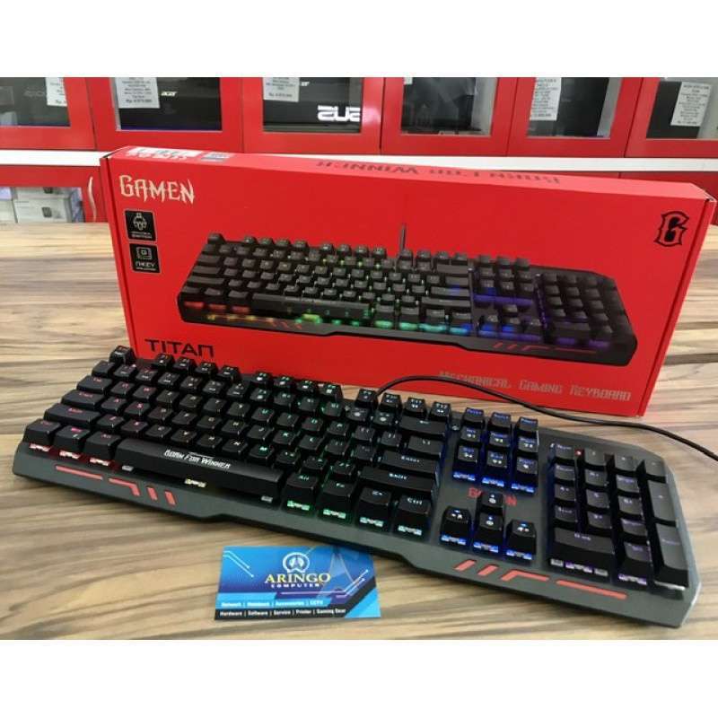 Jual Gamen Titan Keyboard Gaming Mechanical Gaming Keyboard Di Seller ...