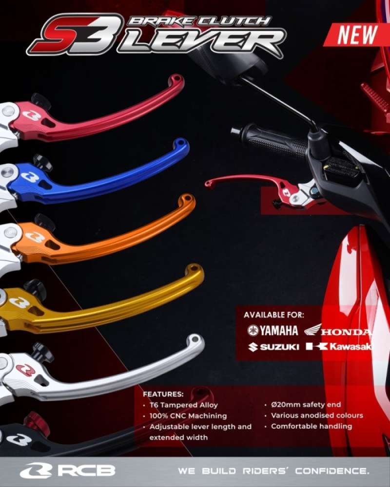 Promo Handle Rem Set Rcb S3 150 / 160 / 160 Abs / Adv - Biru Diskon 14% ...