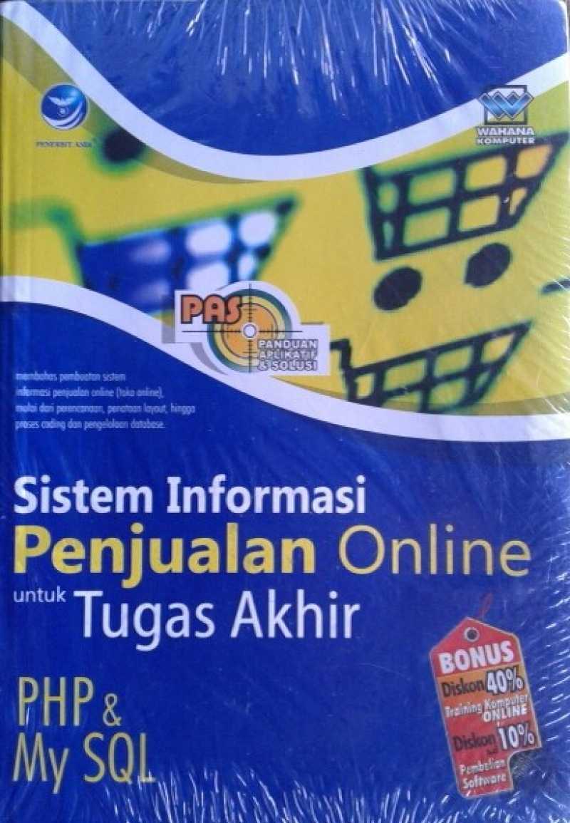 Promo Buku Sistem Informasi Penjualan Online Untuk Tugas Akhir P ...