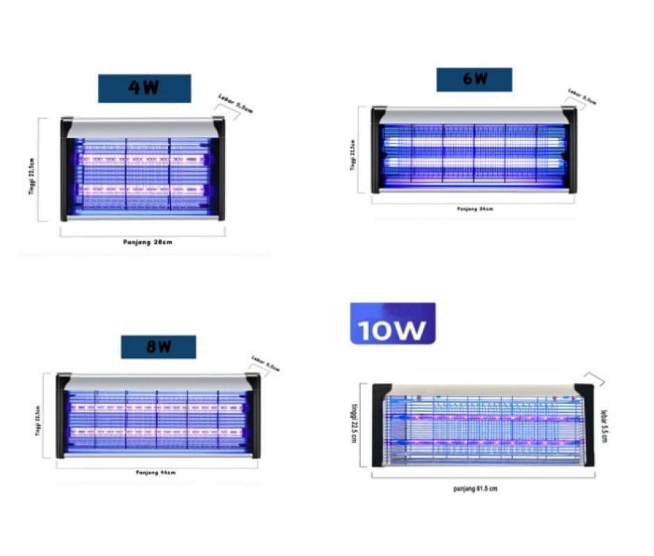 Promo Perangkap Nyamuk Lalat Lampu Uv Led Mosquito Fly Trap Killers 8 ...