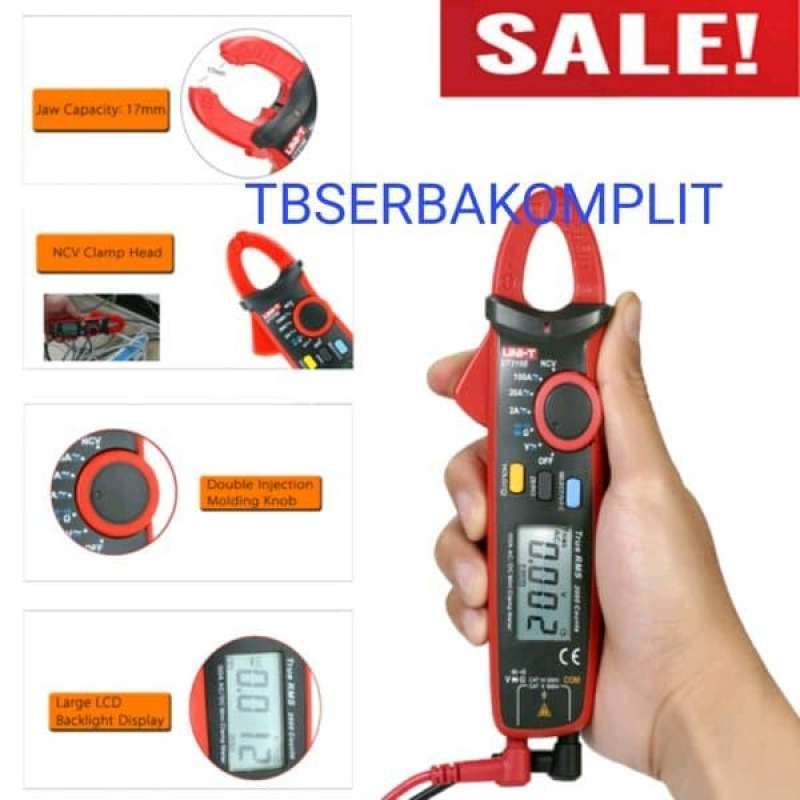 Promo Uni-t Ut210e Mini Ac Dc Clamp Ampere Meter 100a True Rms Tang ...