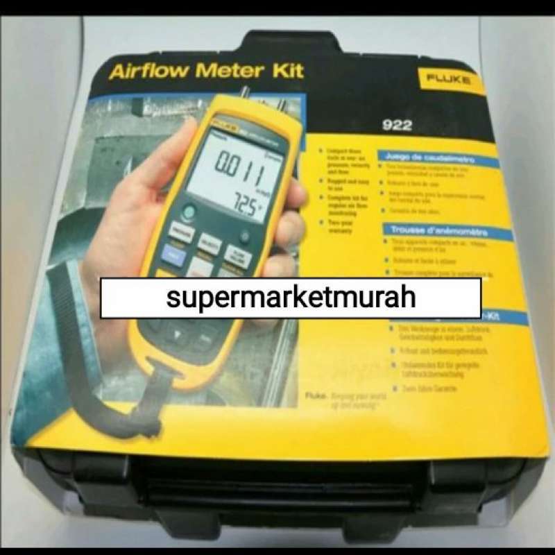 Promo Fluke 922 Airflow Meter Hvac Micromanometer Manometer Pressure ...