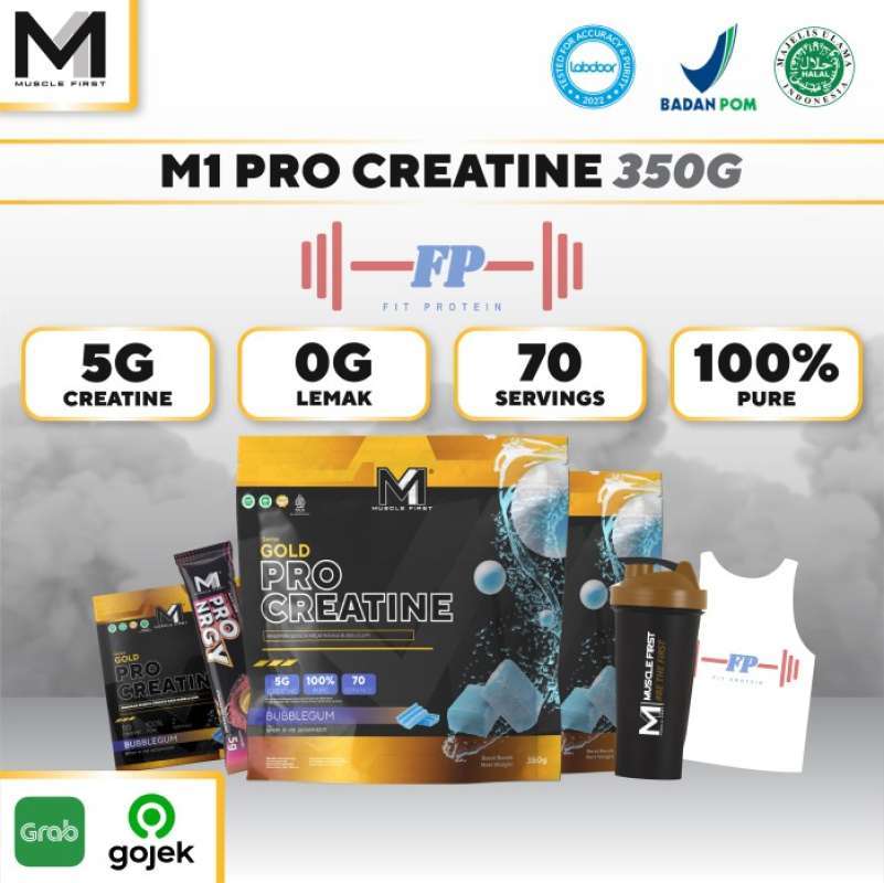 Promo Muscle First Musclefirst Pro Creatine 350gram Bubble Gum Labdoor Bpom Diskon 23% Di Seller ...