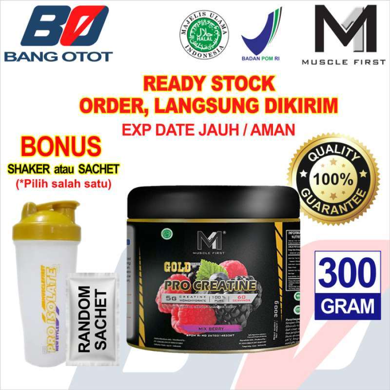 Promo Muscle First M1 Creatine 300 Gram M1 Pro Gold Creatine 300 Gram Diskon 23% Di Seller ...