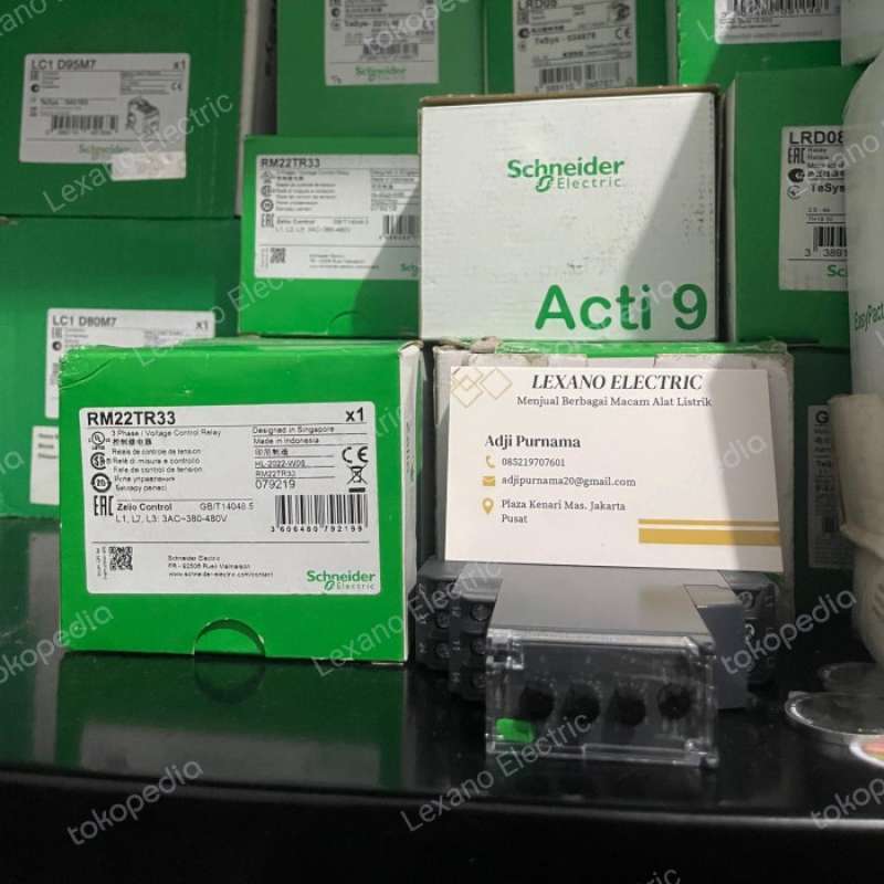 Promo Schneider Rm22tr33 Voltage Control Relay / 3phase Diskon 23% Di ...