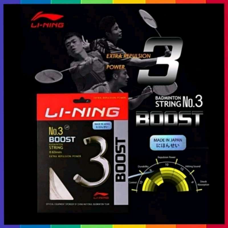 Jual Li-ning No.3 Boost Badminton String | Senar Raket Badminton ...