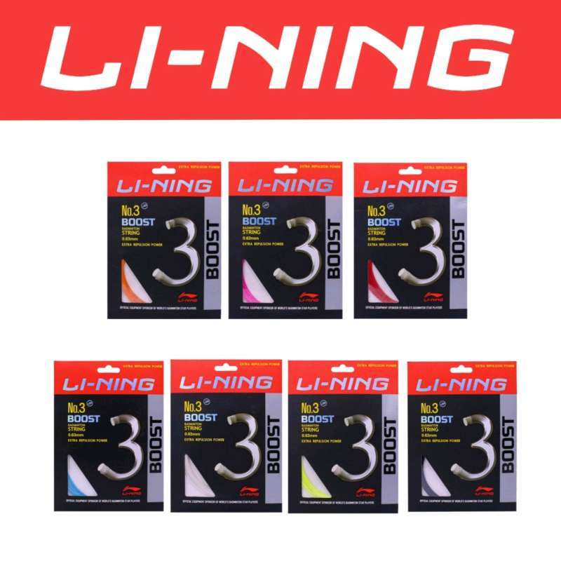 Jual Li-ning No.3 Boost Badminton String | Senar Raket Badminton ...
