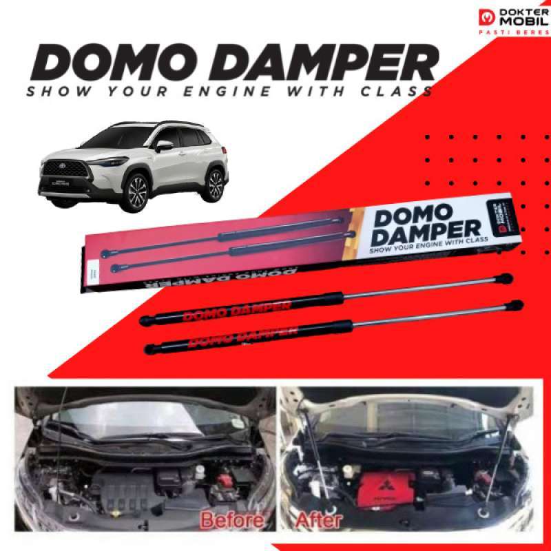 Promo Domo Damper Corolla Cross Engine Hood Shock Kap Mesin Hidrolik ...
