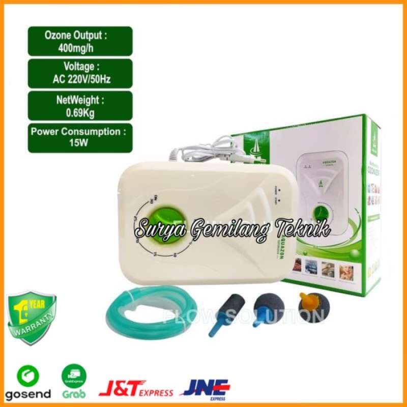 Promo Ozonizer Ozone Generator 400mg Cocok Untuk Ruangan Kamar / Mobil ...