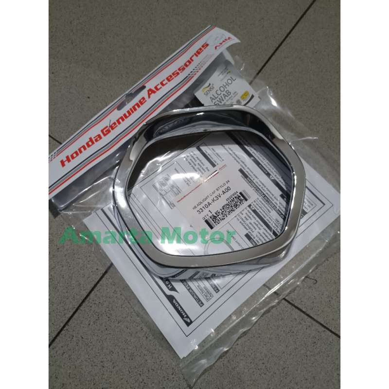 Promo Aksesoris Resmi Honda Stylo 160 Garnish Spion Headlight Cap Lampu ...