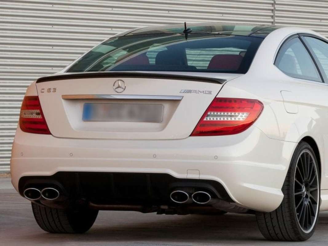 Promo Ducktail Dan Roof Spoiler M-benz W204 C63amg - Frp Diskon 23% Di ...