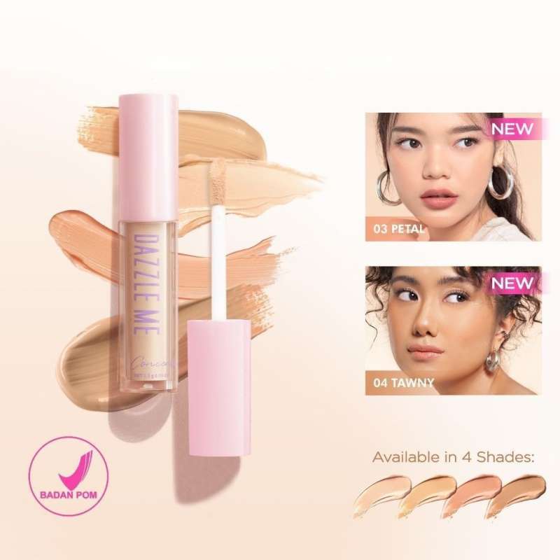 Jual Dazzle Me Our Secret Cover Concealer | Liquid Makeup Tahan Lama Matte 4 Colors Natural High ...