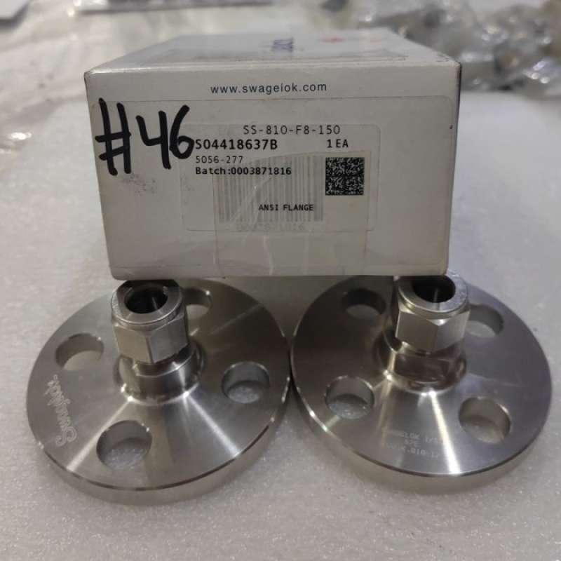Promo Flange Adapter 1/2 Od Flange 1/2 150 Rf F316 Swagelok Ss-810-f8-150 Diskon 23% Di Seller ...