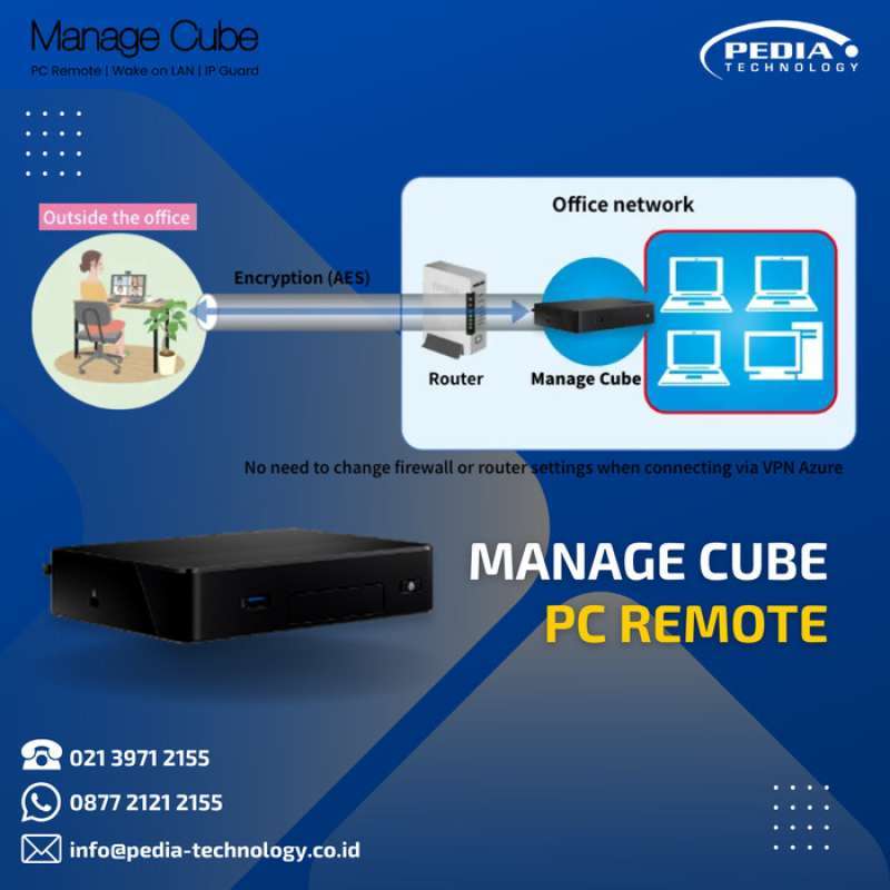 Jual Manage Cube - Ip Vpn Pc Remote Di Seller Pedia Technology - Jaka ...