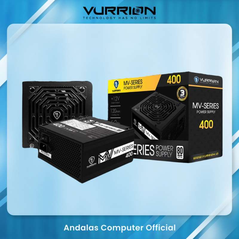 Jual Power Supply Vurrion Mv Series 400w/500w 80% Efficiency Psu - Mv-400 Di Seller Andalas ...