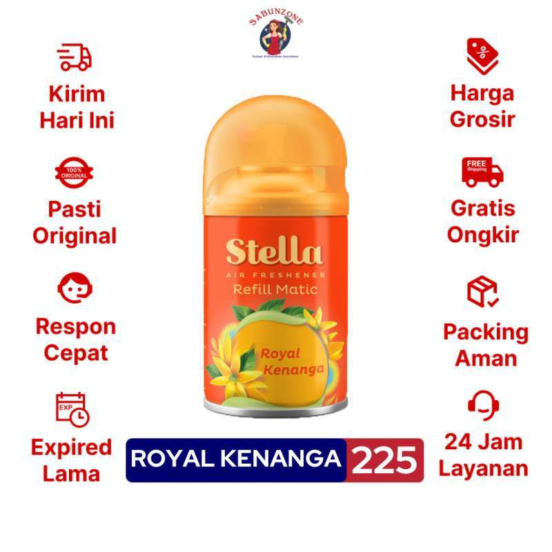 Jual Pengharum Ruangan Stella Matic Refil Royal Cananga 225 Ml Di ...