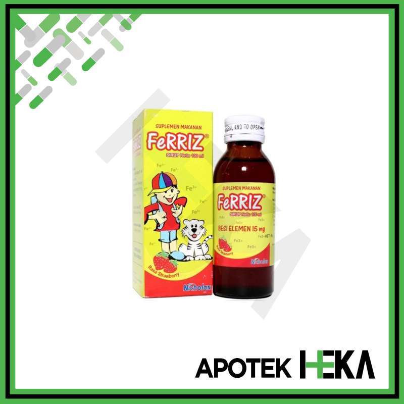 Jual Ferriz Syrup 100 Ml - Sirup Suplemen Zat Besi Anak Di Seller ...
