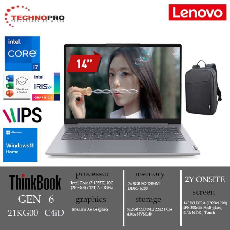 Promo Lenovo Thinkbook G Irl C Id Intel Core I U Iris Xe Gb Gb Ssd Windows