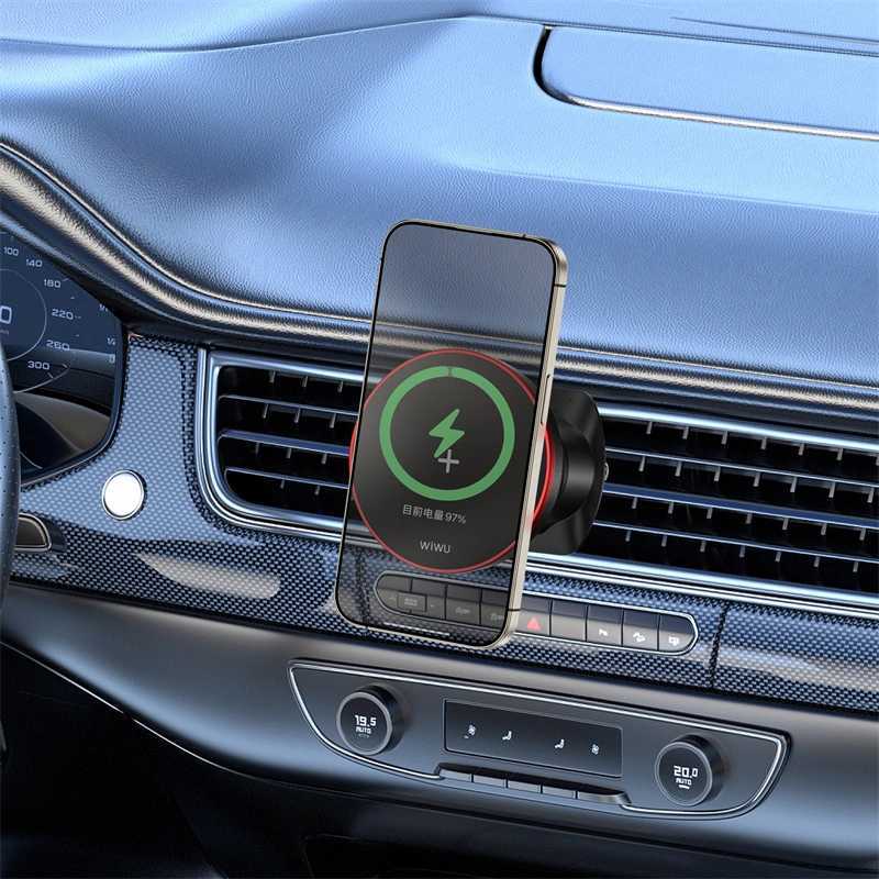 Jual Car MagSafe Wireless Charger Wiwu Infinite 15w Air Vent Phone ...