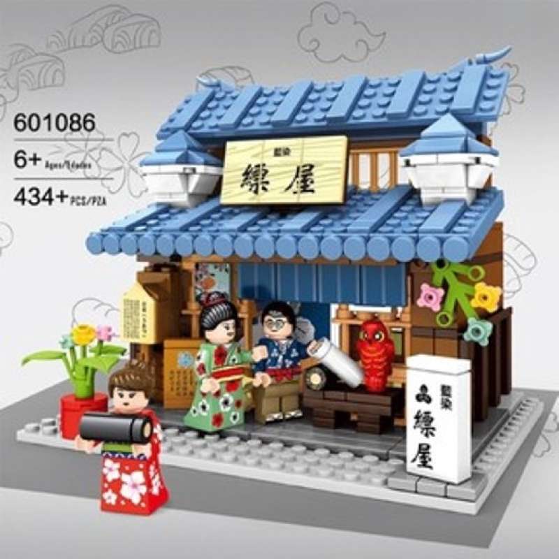 Promo Brick Sembo Block 601086 Japanese Stall Diskon 11% Di Seller ...