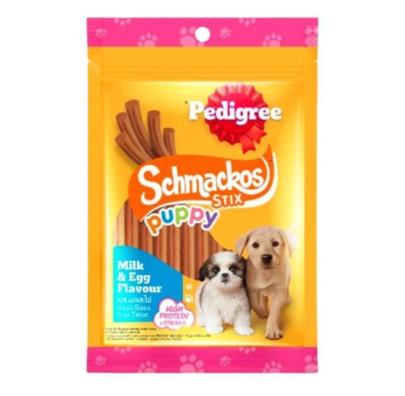 Jual Pedigree Schmackos Stix Stick Cemilan Puppy Milk & Egg Flavor 70gr ...