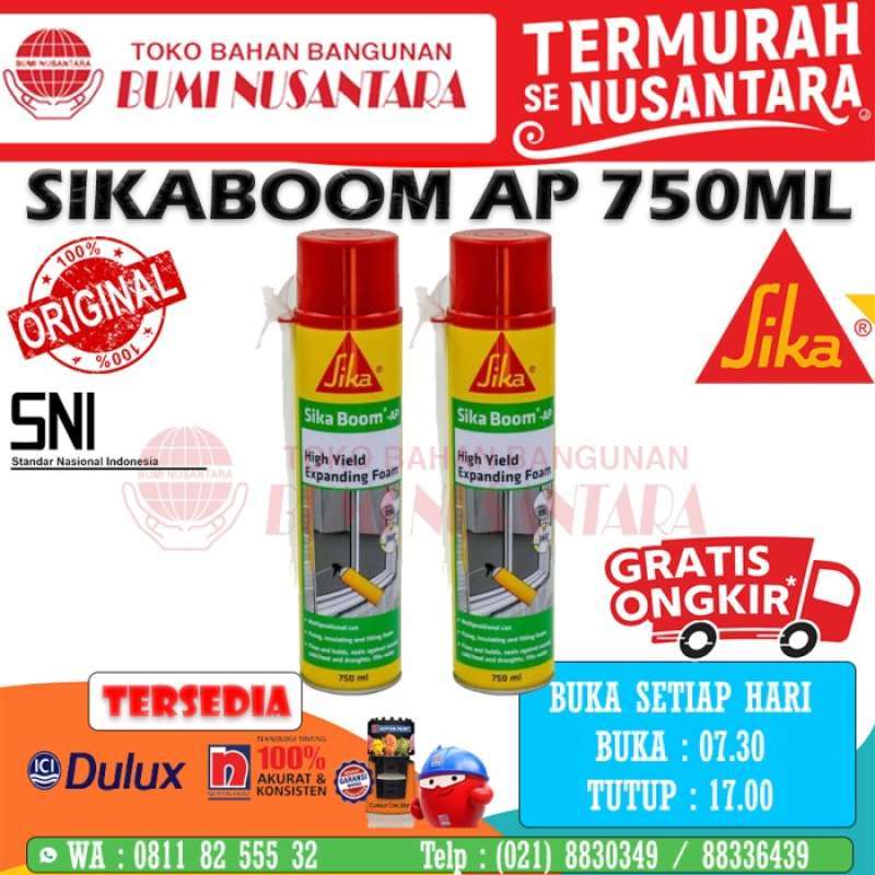 Promo Sikaboom Ap 750ml Sika Boom Expanding Foam Sterofoam Cair ...