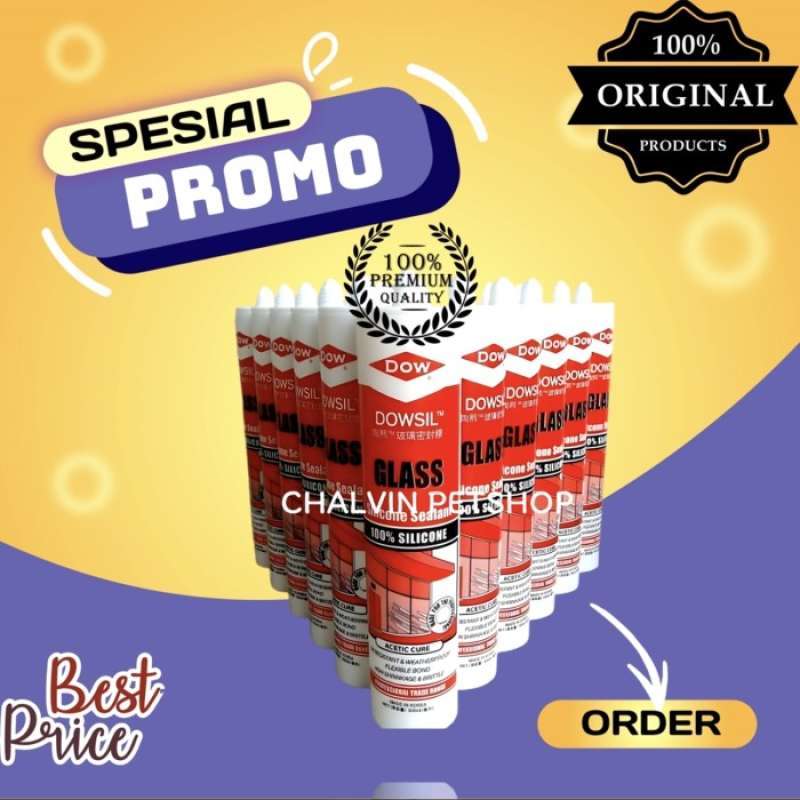 Promo Lem Dowsil Acid 300ml Lem Silicone Sealant Clear Bening Diskon 50 ...