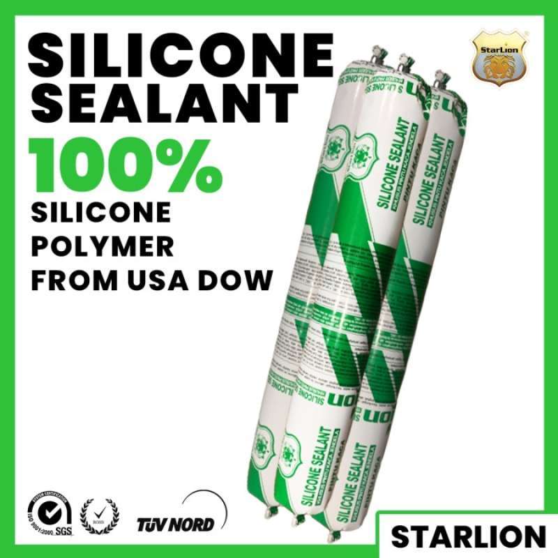 Promo Lem Sealant Starlion 590ml Khusus Pintu Kaca Jendela Silicone ...