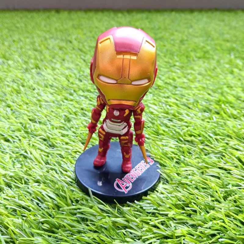 Figura Chibi Do Homem De Ferro Figura Anime Caixa De Mistério Em