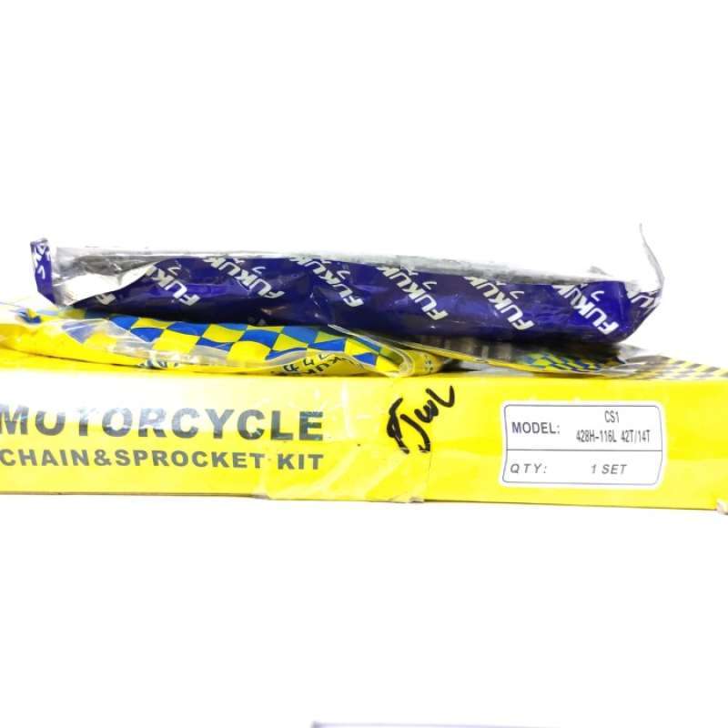 Promo Gearset Girset Chainkit Gear Rantai Cs1 125japan Fukukawa - Cs1 ...