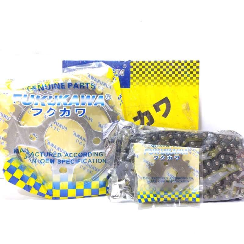 Promo Gearset Girset Chainkit Gear Rantai Cs1 125japan Fukukawa - Cs1 ...