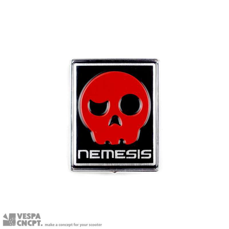 Promo Emblem Custom Nemesis With Housing For All Modern Vespa Diskon 21 ...