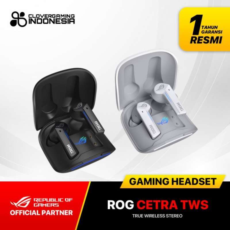 Jual Asus Rog Cetra True Wireless Gaming Earphone Tws Headset - Black ...