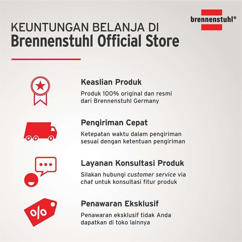 Promo Brennenstuhl Kabel 3m Textile Extension Cable On/off Rotary ...