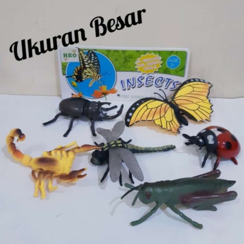 Jual Mainan Anak Figure Binatang Serangga Insect World Di Seller Retail ...