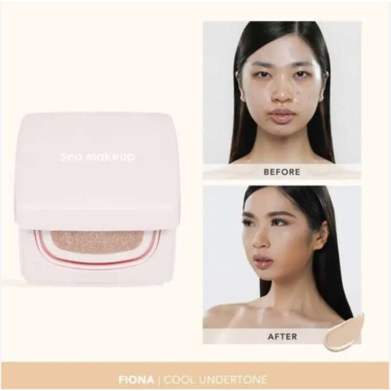 Promo Sea Make Up Fix And Flawless Acne Cover Cushion Salicylic Acid ...