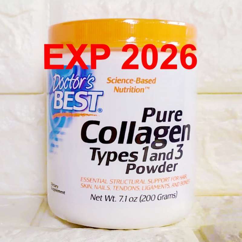 Promo Ori Doctors Best Pure Collagen Types 1 And 3 Powder 200 Gr Bovine ...